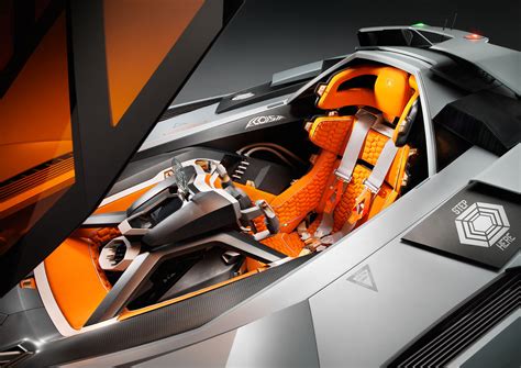 Lamborghini Egoista Concept Interior Car Body Design