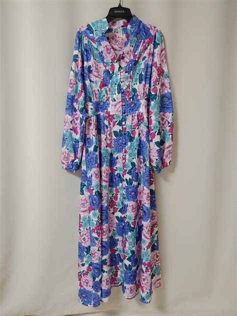 새상품프리 콩단추 플라워 롱원피스 헬로마켓