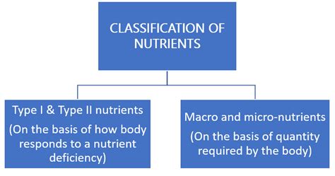 Classification Of Nutrients Public Health Notes