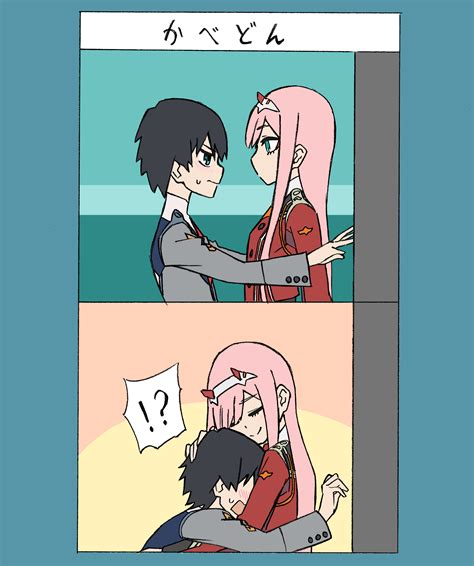 Zero Two And Hiro Darling In The Franxx Drawn By Nonomiyanonon