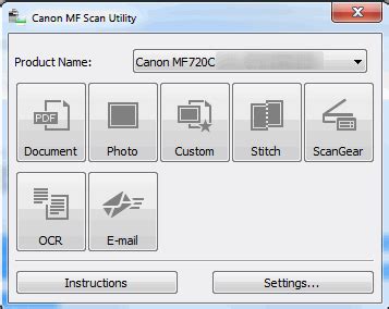 Hướng dẫn sử dụng MF Scan Utility trên máy in đa năng Canon