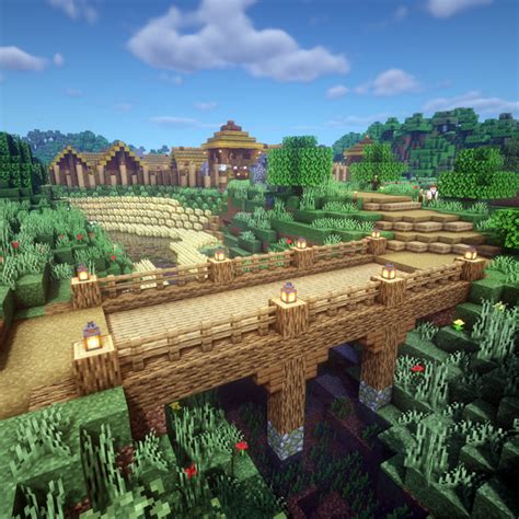 A Simple Bridge Design How Do You Like It Minecraftbuilds Edifici