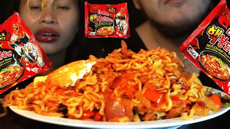 Asmr Nuclear Fire Noodlesegg Mukbang Death Spice Youtube
