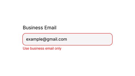 business email validation input field framer supermarket coded