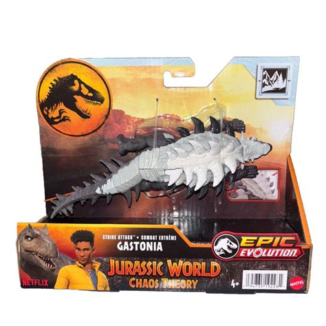 Mattel Jurassic World Strike Attack Gastonia Dinosaur Action Figure Toy