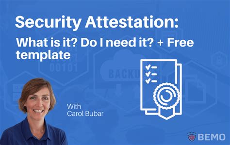 Security Attestation What Is It Do I Need It Free Template