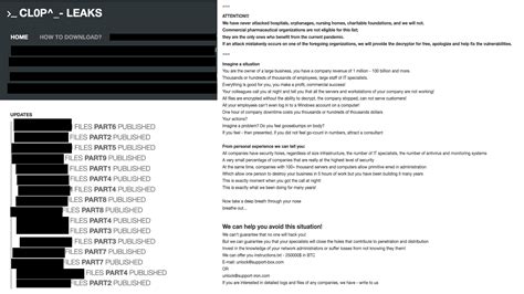 Threat Assessment Clop Ransomware