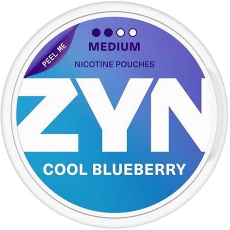 Zyn Cool Blueberry Medium 6mg Snus Town