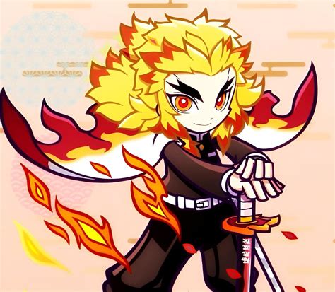 Kyojuro Rengoku Demon Slayer 💥🔥 Anime Chibi Anime Character
