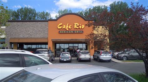 Cafe Rio Fresh Modern Mexican Provo 2250 N University Pkwy Menu