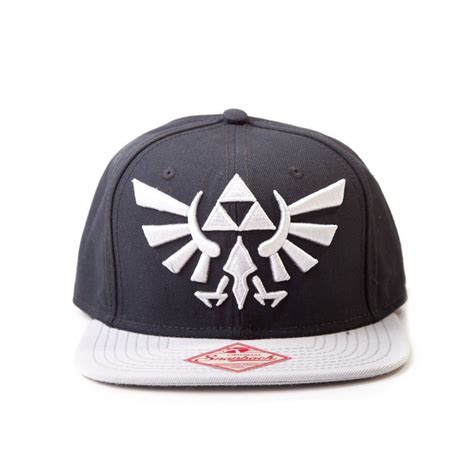 The Legend Of Zelda Snapback Cap Blackgrey Link Cap Zelda