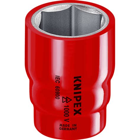 Knipex 1000v Insulated 16mm X 38 Drive Hex Socket 983716 Tradetools