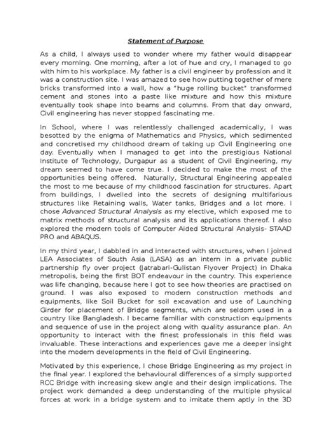 Statement Of Purpose Uc Berkeley Graduate School Postgraduate Education