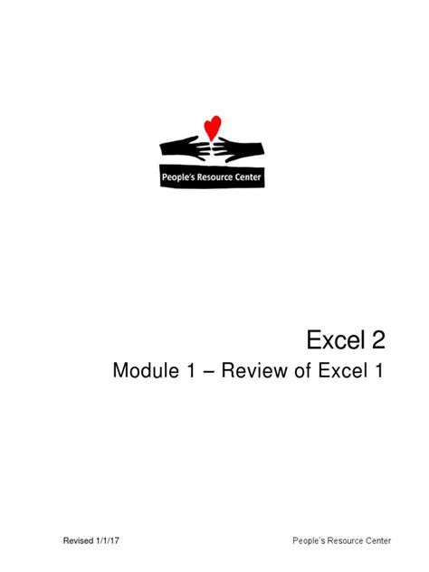 Excel 2 Module 1 Advanced Review Pdf Microsoft Excel Cursor