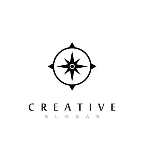 Premium Vector Creative Compass Concept Logo Design Template