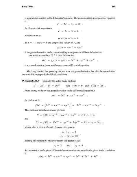 Solution Method Of Undetermined Coefficient For Non Homogeneous Linear Differential Equation