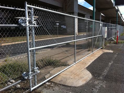 How To Build A Chain Link Fence Rolling Gate Design Talk