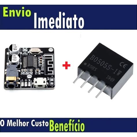 Modulo Placa Receptor Bluetooth Audio Isolador B S W Shopee Brasil