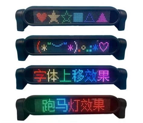 X Pixels Smd Rgb Full Color Bluetooth Control Led Car Sign Led Car Sign And Led Sign For