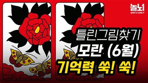 [틀린그림찾기] 아무도 못 찾는 1문제 다 찾으면 천재 다른그림찾기 두뇌운동 Youtube