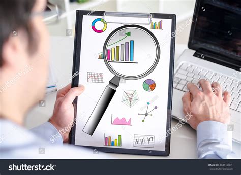 Man Holding Clipboard Data Analysis Concept Stock Photo Shutterstock
