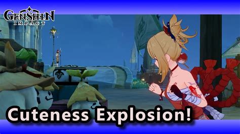 Yoimiya S Aranara Impression Plid Plod Jp Dub With Lumine Genshin Impact Youtube