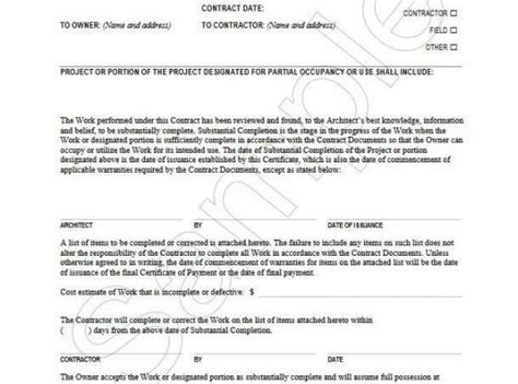 Printable Architects Practical Completion Certificate Template Pdf Example Updated By Steven