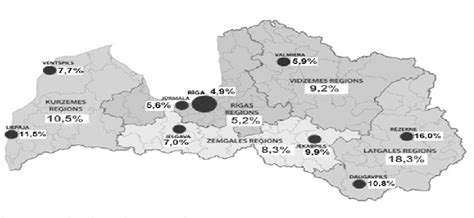 Figure 1 From Unemployment Problems In The Regions Of Latvia Semantic Scholar