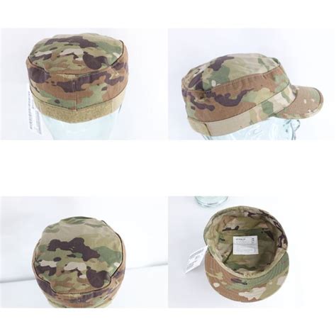 Vintage New Military Issued Us Army Camouflage Ocp Patrol Cap Hat 7 38