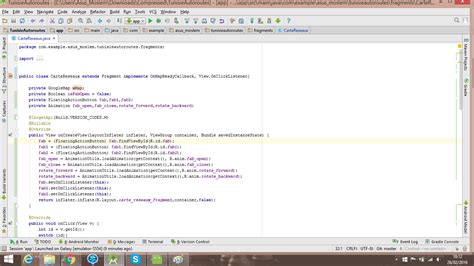 Android Nullpointerexception When Trying To Use A Listener For Fab In A Map Fragment Stack