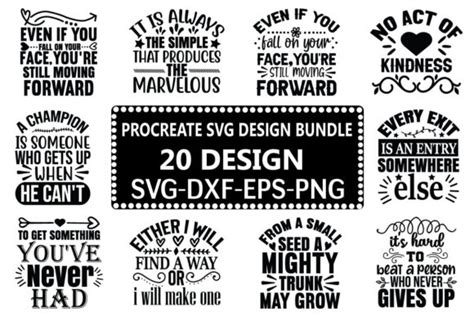 Procreate Svg Design Bundle Bundle · Creative Fabrica