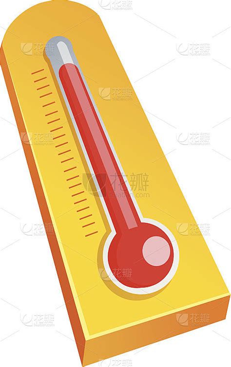 矢量图标温度计