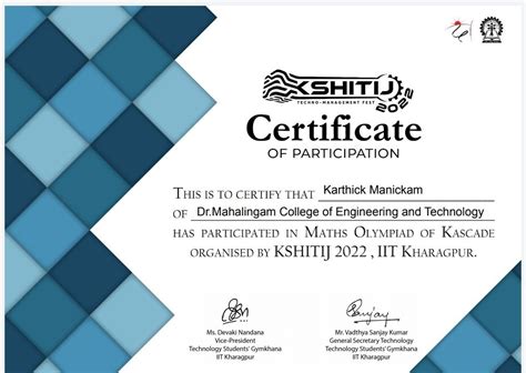 Karthick Manickam On Linkedin Learn Iitkharagpur Coding