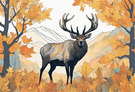 21 Elk Drawing Ideas Creative Inspiration For Wildlife Art Lets Learn Slang