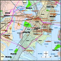 Jersey City Digital Vector Maps Download Editable Illustrator And Pdf