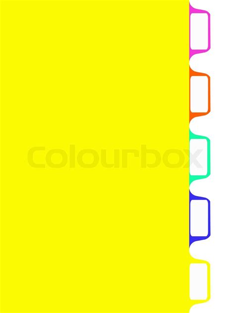File Dividers Stock Image Colourbox