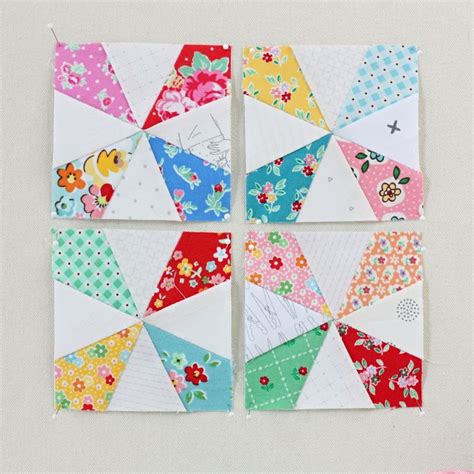 Kaleidoscope Foundation Paper Piecing Quilt Block Pdf Pattern Fpp 5