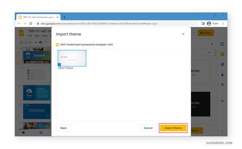 How To Import Google Slides Themes Into A Presentation