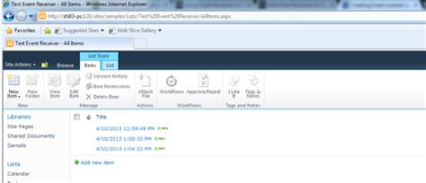 How To Create A Custom List Level Event Receiver In Sharepoint 2013 And Sharepoint 2010