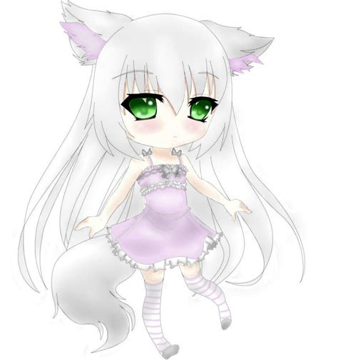 Chibi Wolf Girl By Grimmjowgates On Deviantart