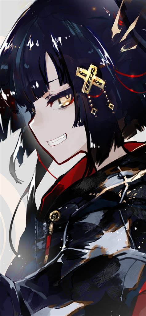 2k Free Download Anime Girl Creepy Smile Profile View Hoodie Scary Anime Girl Hd Phone