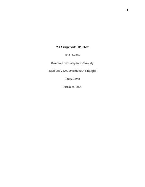 2 1 assignment hr inbox 2 1 assignment hr inbox britt stouffer