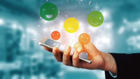 Customer Review Satisfaction Feedback Survey Concept Uds Stock Image Image Of Success Smile