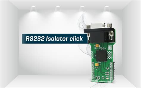 Rs232 Isolator Click Uart To Rs232 Conversion With Galvanic Isolation