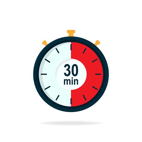 30 Minutos Temporizador Cronógrafo Símbolo En Plano Estilo Editable Aislado Vector Ilustración 30 Minutos Temporizador Cronógrafo Símbolo En Plano Estilo Editable Aislado Vector Ilustración
