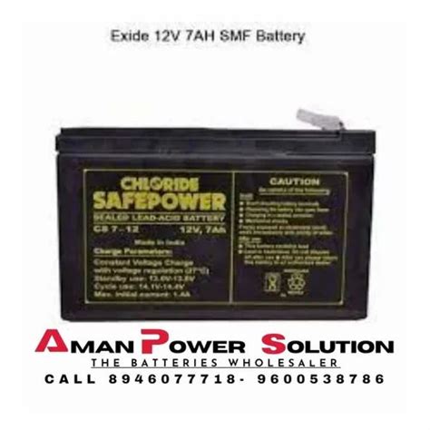Exide 12v 7ah Smf Ups Battery 2kg At ₹ 780piece In Chennai Id