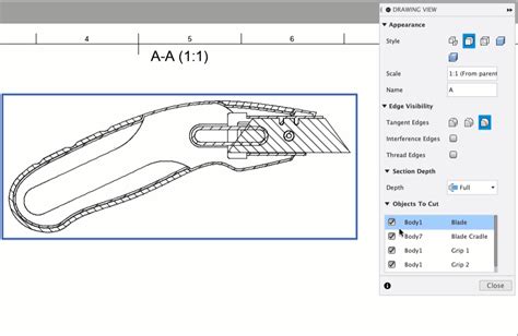 Solved How To Exclude Part From Assembly Section Drawing Autodesk