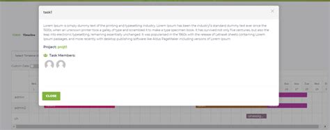 Displaying Task Info On A Popup