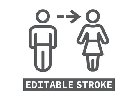 Gender Transition Line Icon Graphic By Fox Design Creative Fabrica