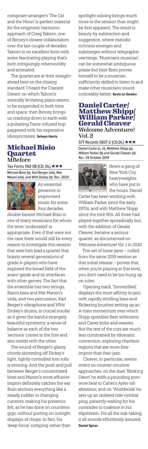 Michael Bisio Fully Altered Media